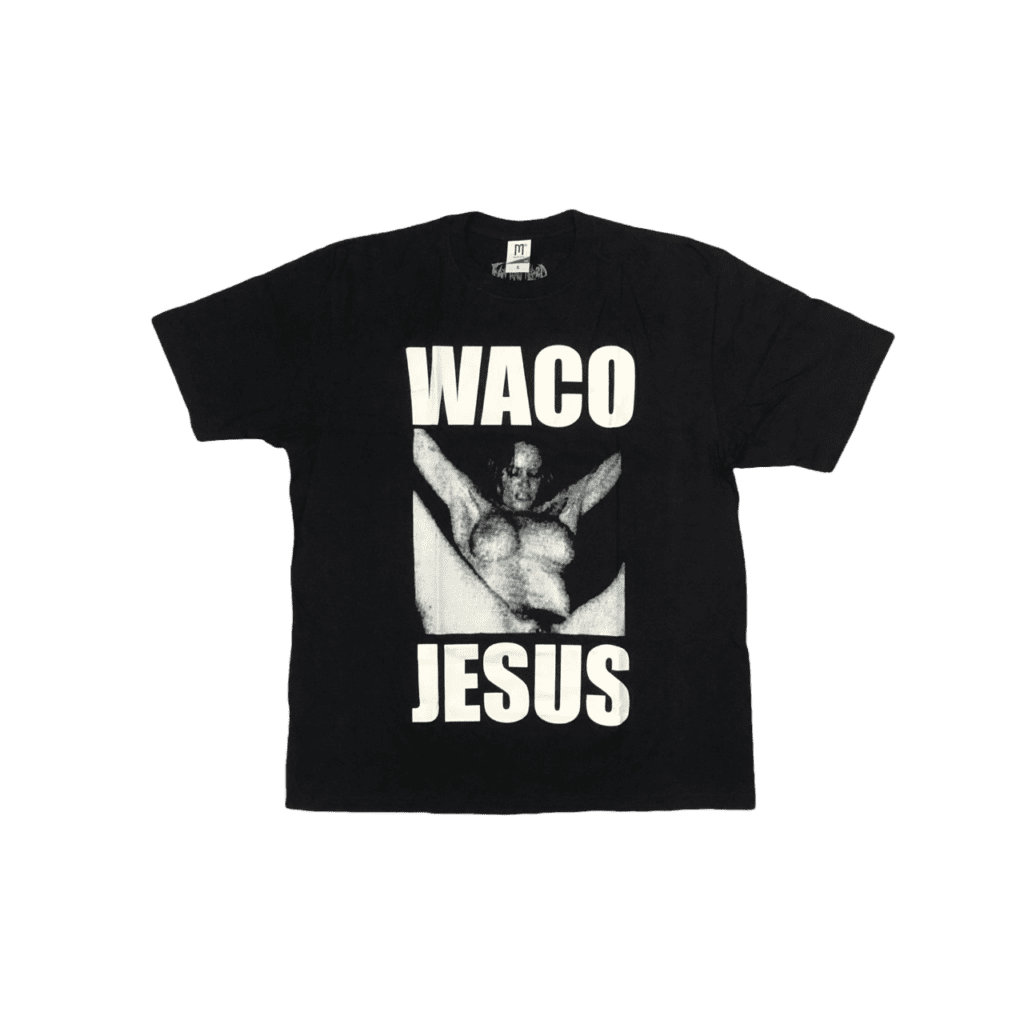 WACO JESUS Short Sleeve T-Shirt: BW ART | AREA-23