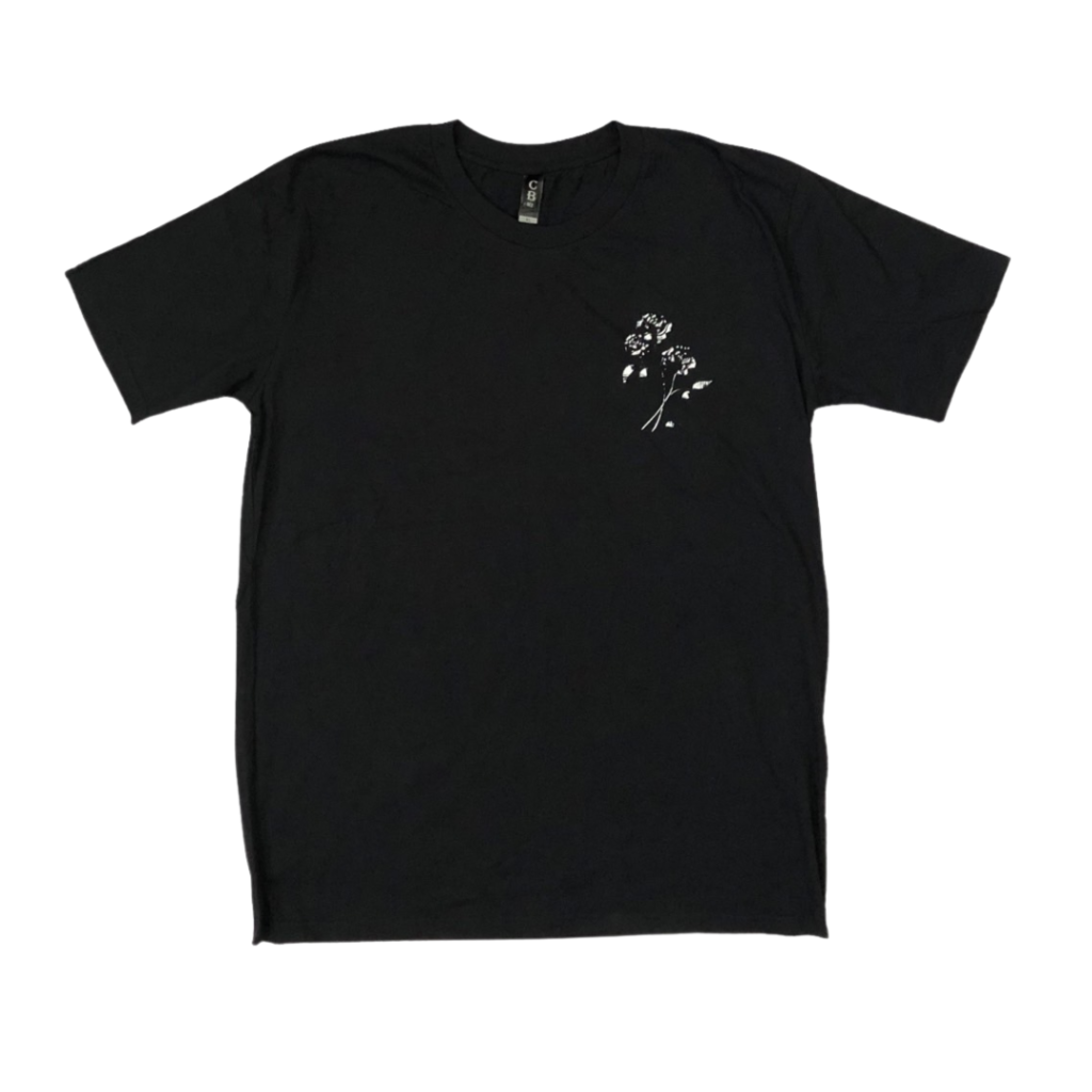 DEFTONES Short Sleeve T-Shirt: Black Rose | AREA-23