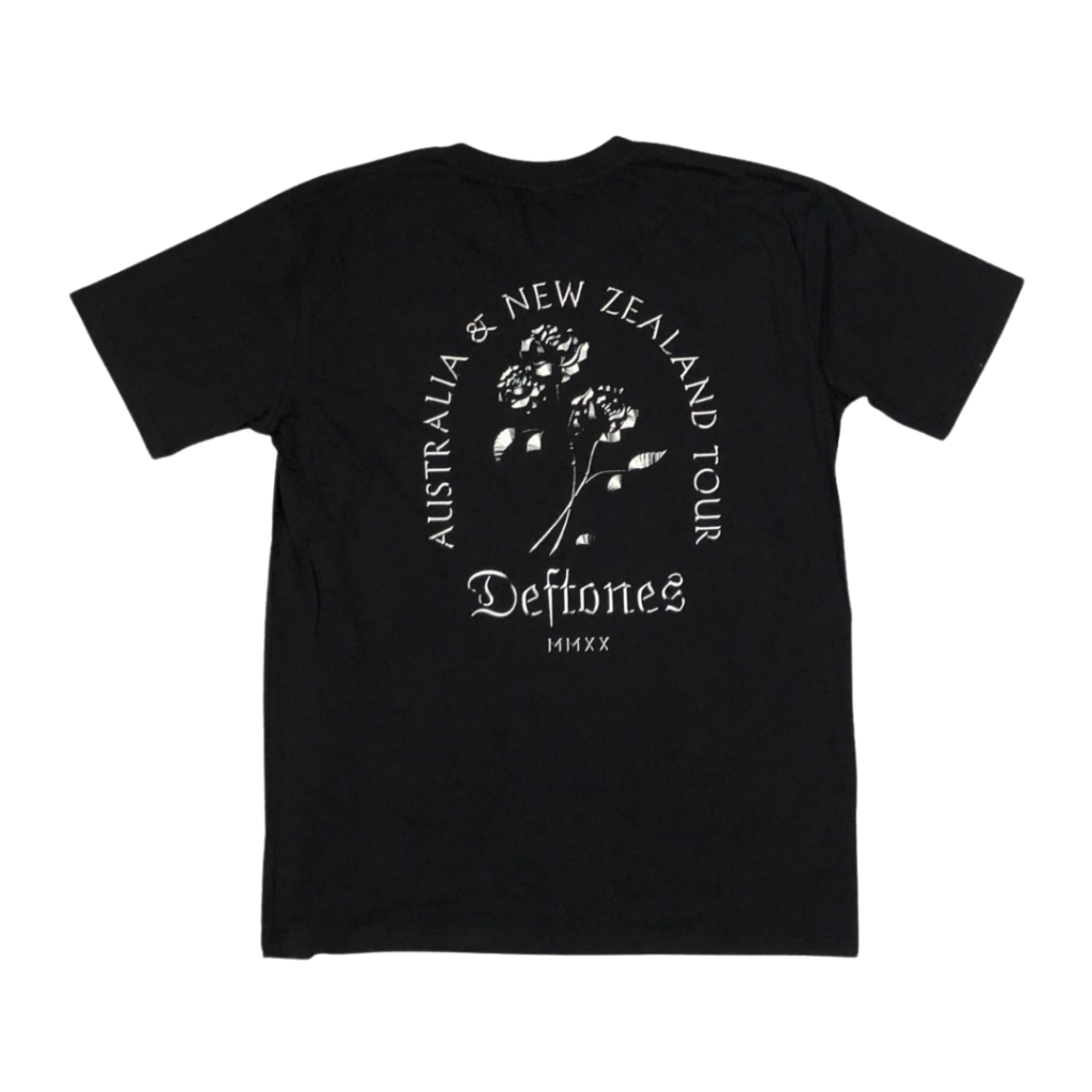 DEFTONES Short Sleeve T-Shirt: Black Rose – AREA-23