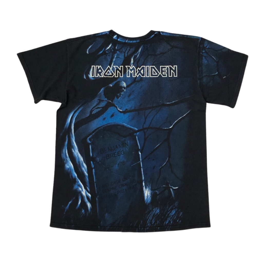 IRON MAIDEN Short Sleeve T-Shirt: Benjamin Breeg Allover – AREA-23