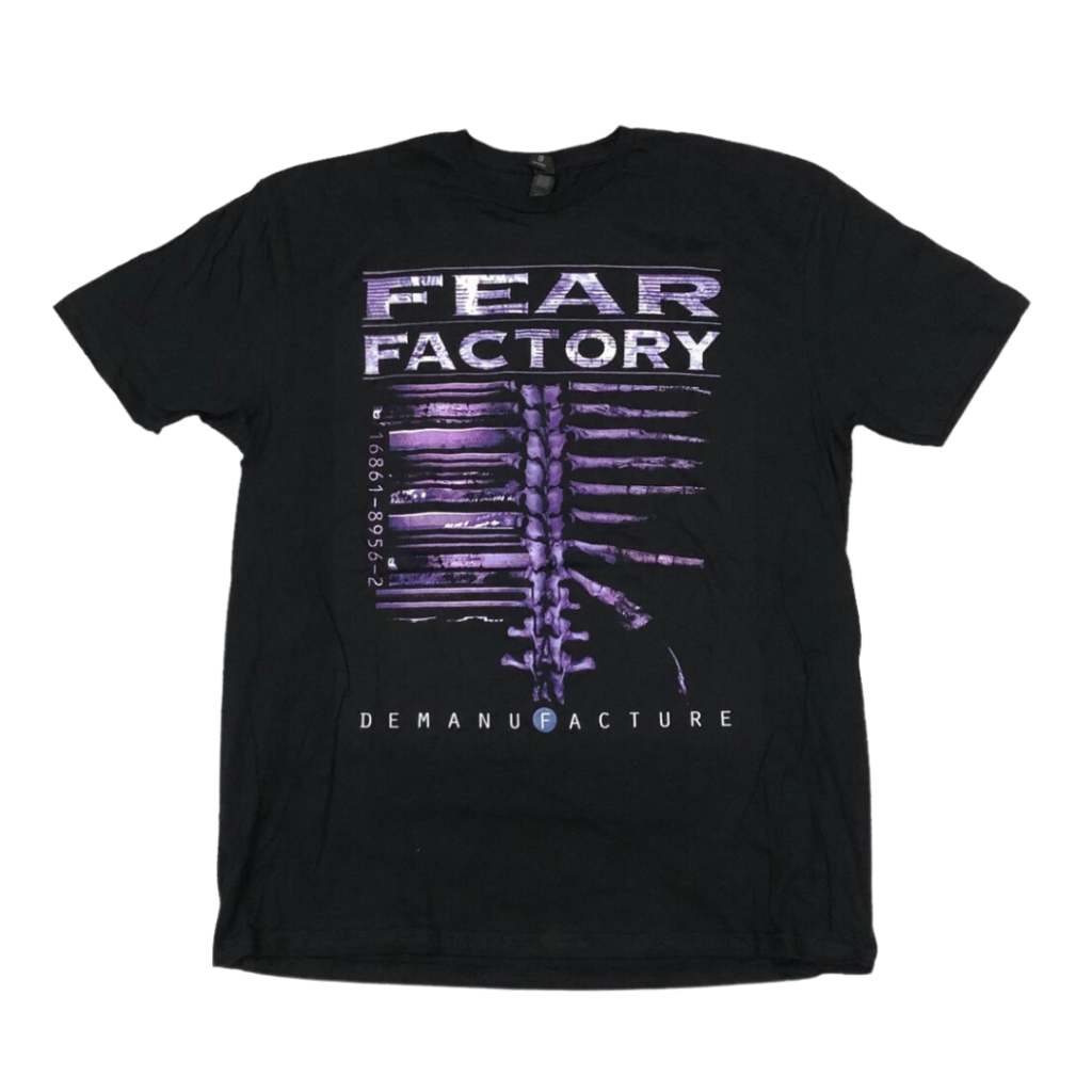 FEAR FACTORY Short Sleeve T-Shirt: Demanufacture – AREA-23