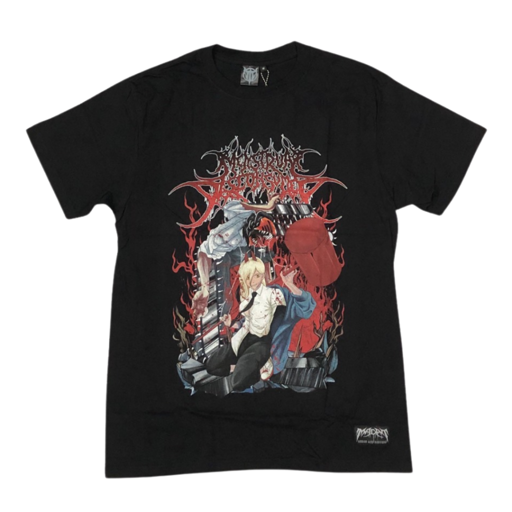 MENSTRUAL DISCONSUMED Short Sleeve T-Shirt: Chainsaw Man – AREA-23